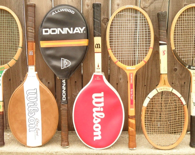 Vintage Tennis Rackets/racquets Wilson APT MID Wilson Cobra With Cover ...