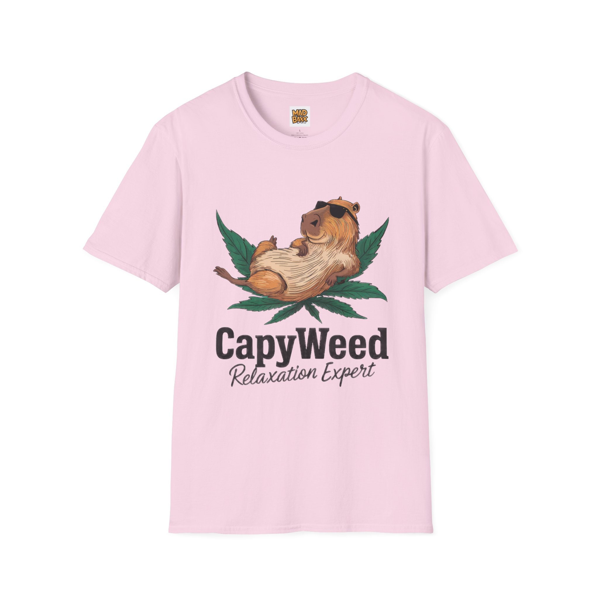 Capyweed Relaxation Expert Funny Capybara Weed T-shirt - Etsy