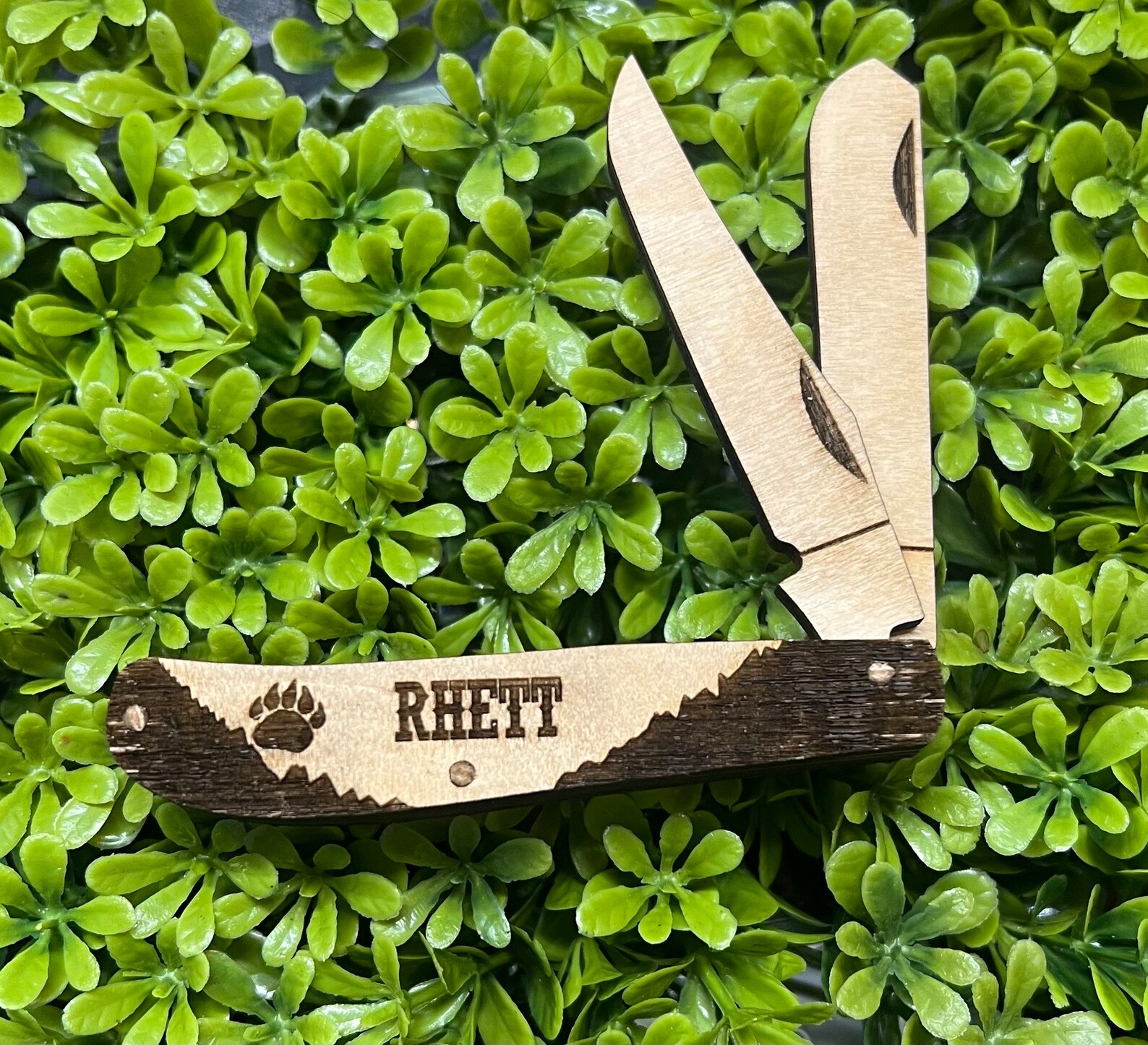 Personalized Wooden Toy Knife, Pretend Play Pocket Knife - Etsy