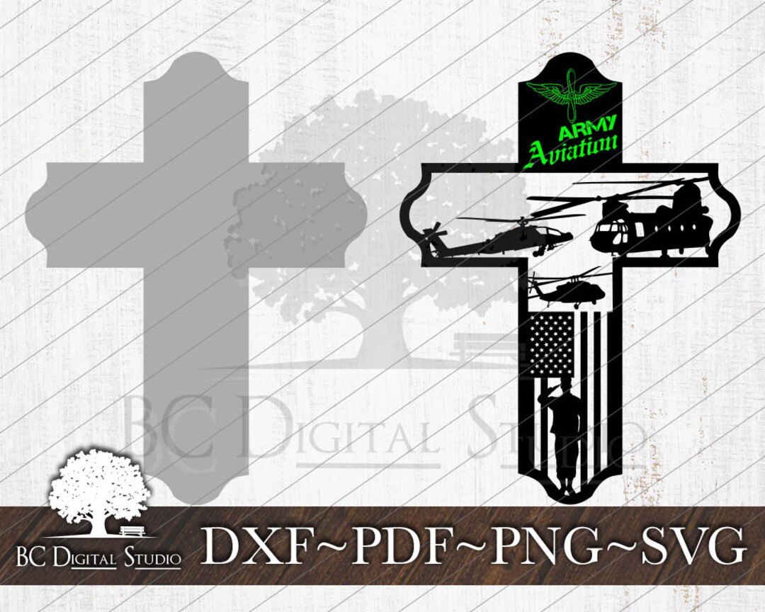 Army Aviation Cross Svg| Military Cross SVG | Veterans Cross SVG ...