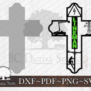 Lineman Cross SVG Electrician Cross SVG Wireman Cross Svg - Etsy
