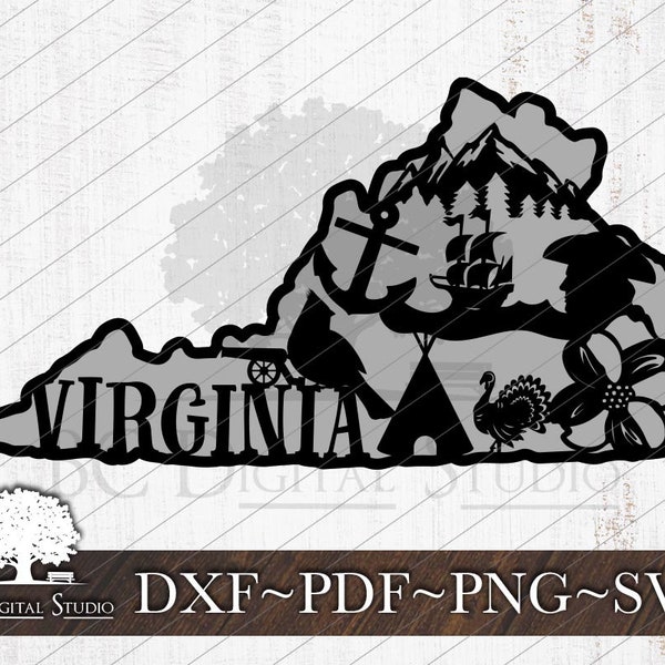 Virginia Tech Svg - Etsy