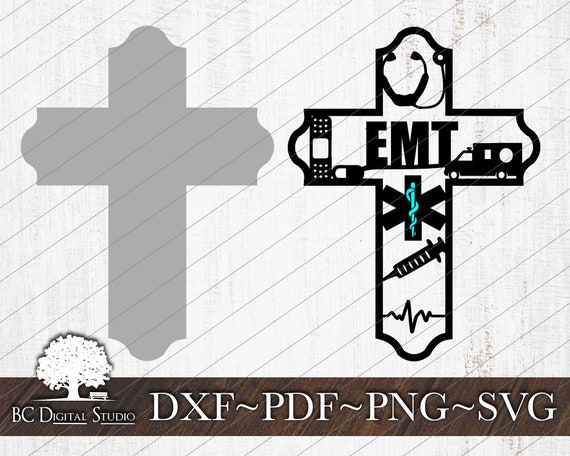 EMT Cross SVG Paramedic Cross SVG Digital File Download | Etsy