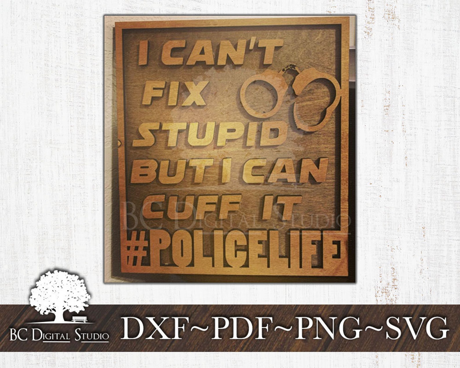 Police Sign SVG Law Enforcement Sign Svg Police Life Svg - Etsy