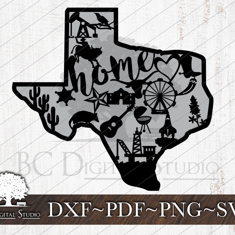 Texas Svg File - Etsy