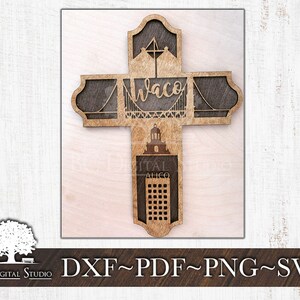 Waco Cross SVG | Texas Cross Svg | Digital File Download | Dxf Pdf Png ...