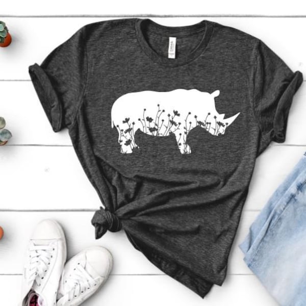 Rhino Shirt - Etsy