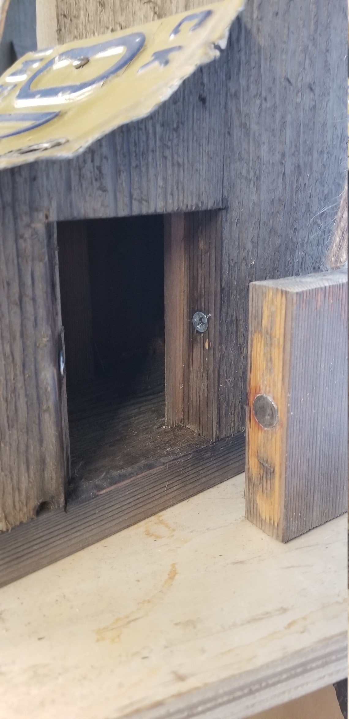 Handmade Rustic Cedar Birdhouse - Etsy UK