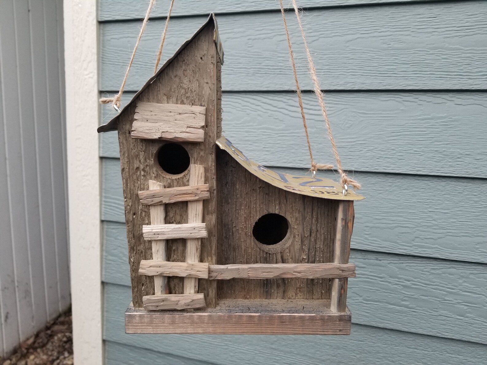 Handmade Rustic Cedar Birdhouse - Etsy
