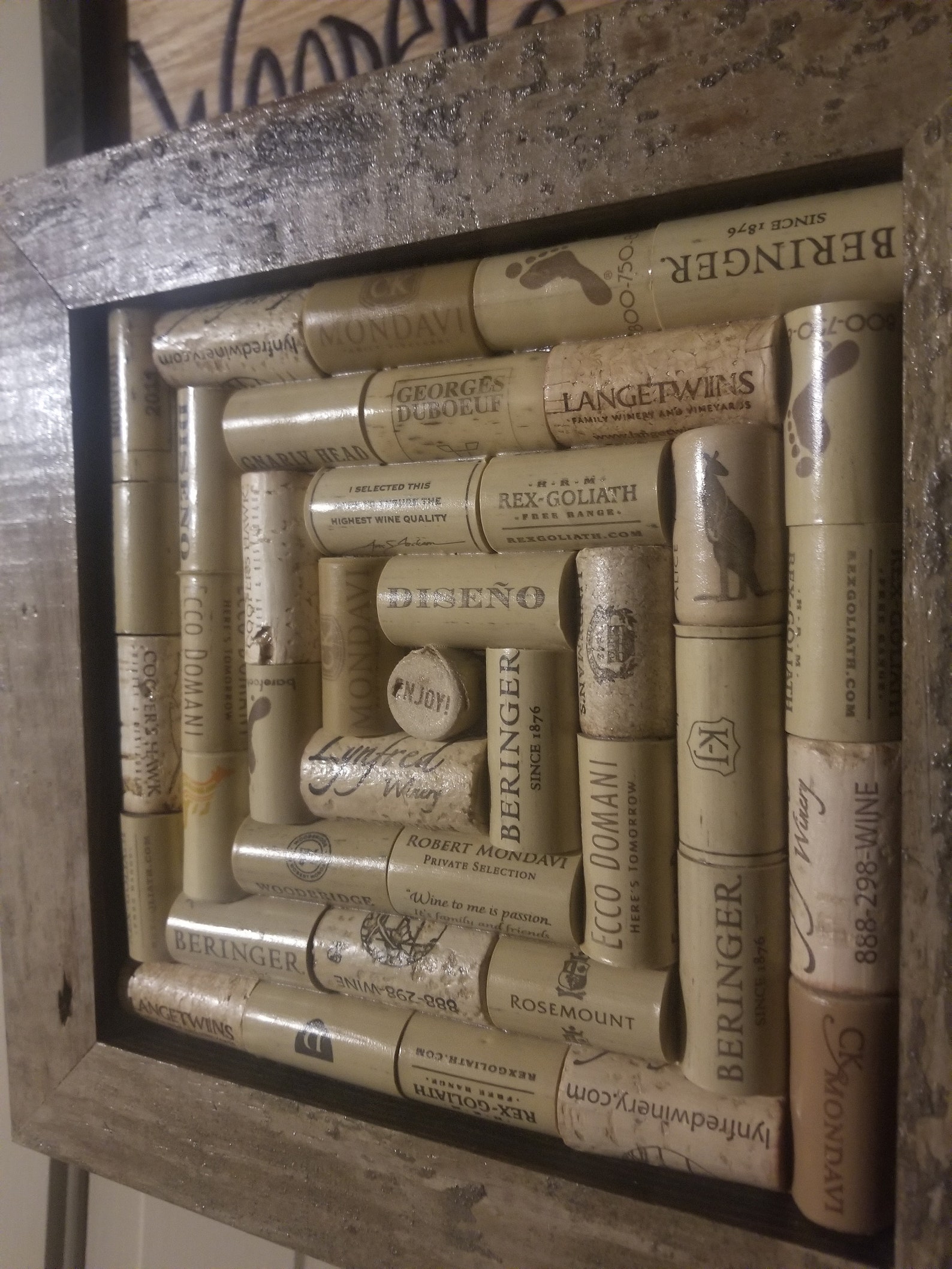 Framed Wine Cork Board, Wine Corks, Wine Crafts - Etsy
