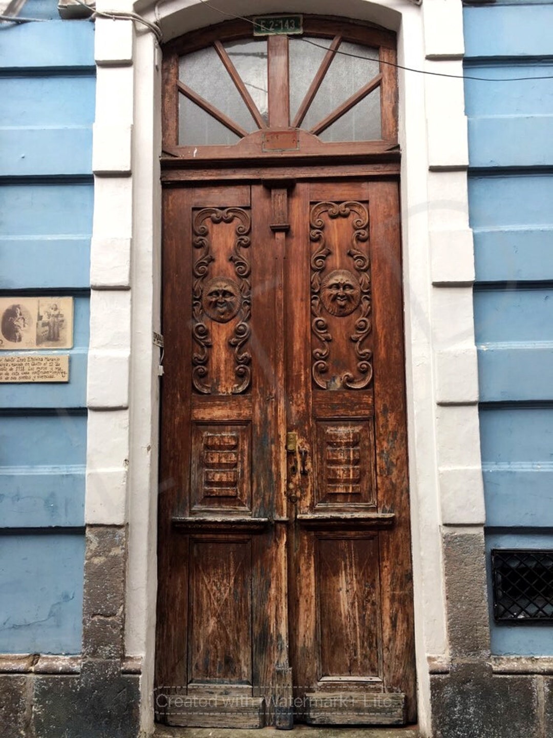 Smiling Sun Door From Portugal - Digital Download, Printable Art, Door ...