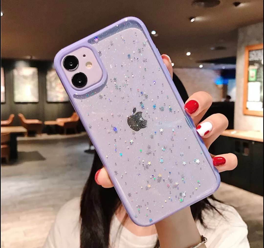Star Bling Glitter Phone Case for Iphone 11 Pro Max Back Heart | Etsy
