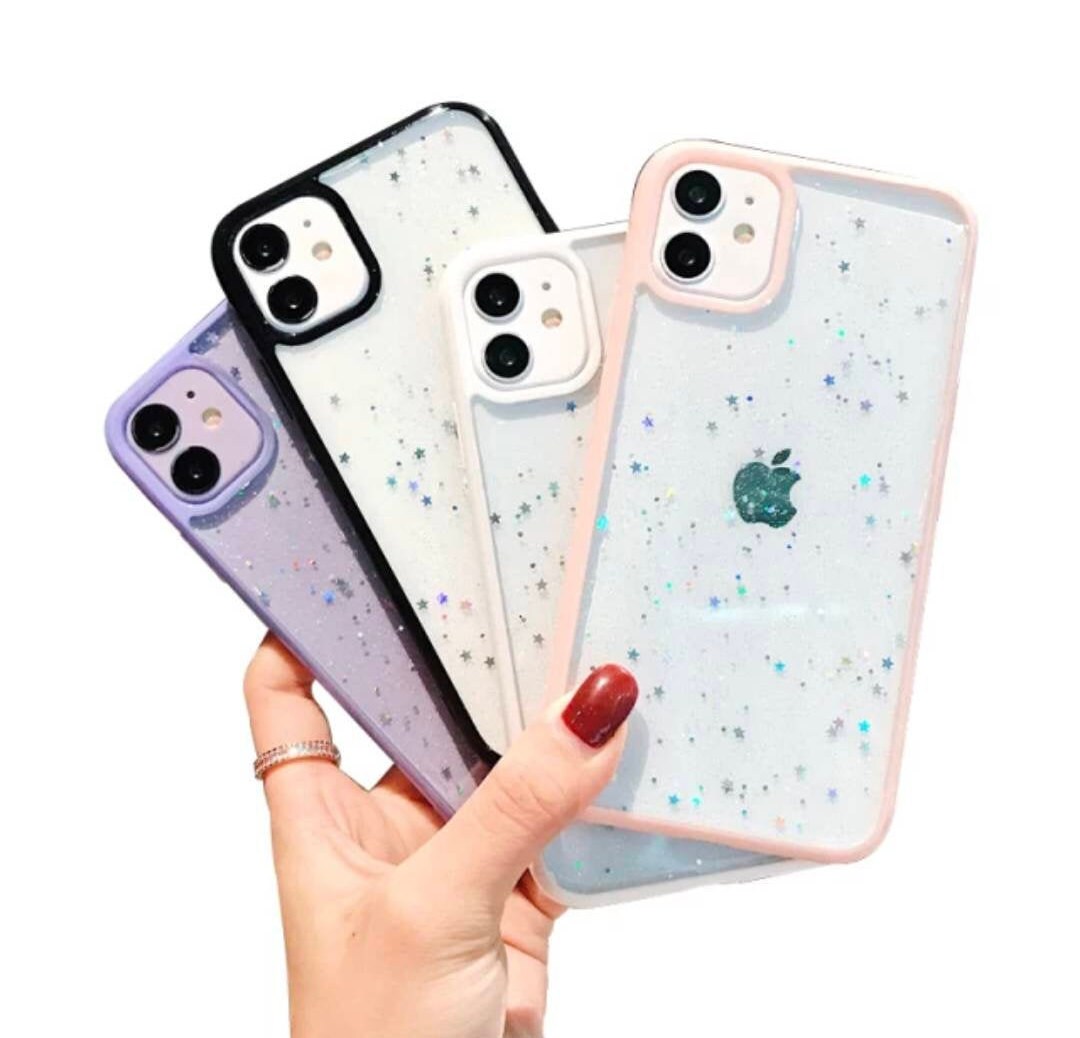 Star Bling Glitter Phone Case for Iphone 11 Pro Max Back Heart | Etsy