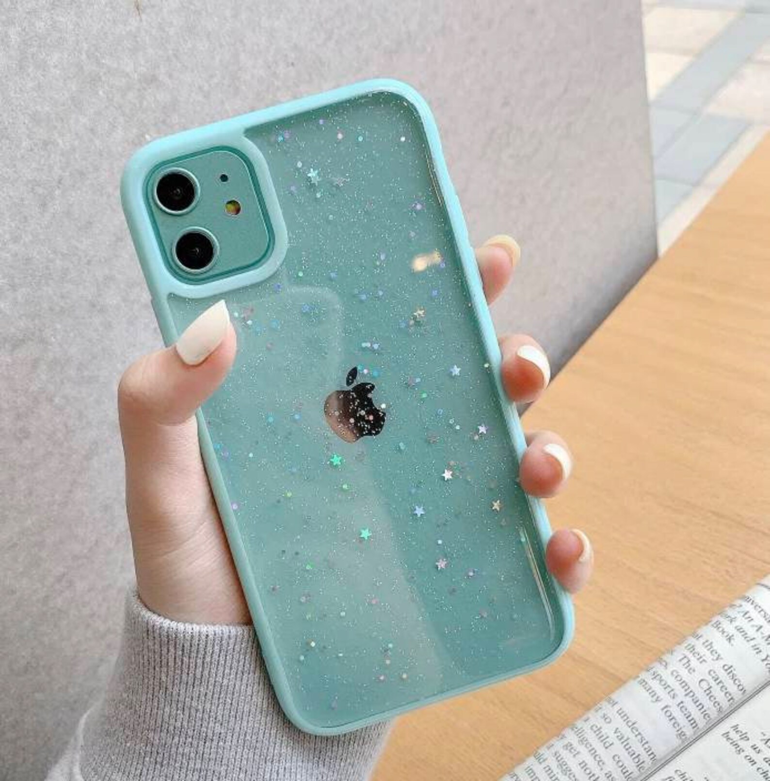 Star Bling Glitter Phone Case for Iphone 11 Pro Max Back Heart | Etsy