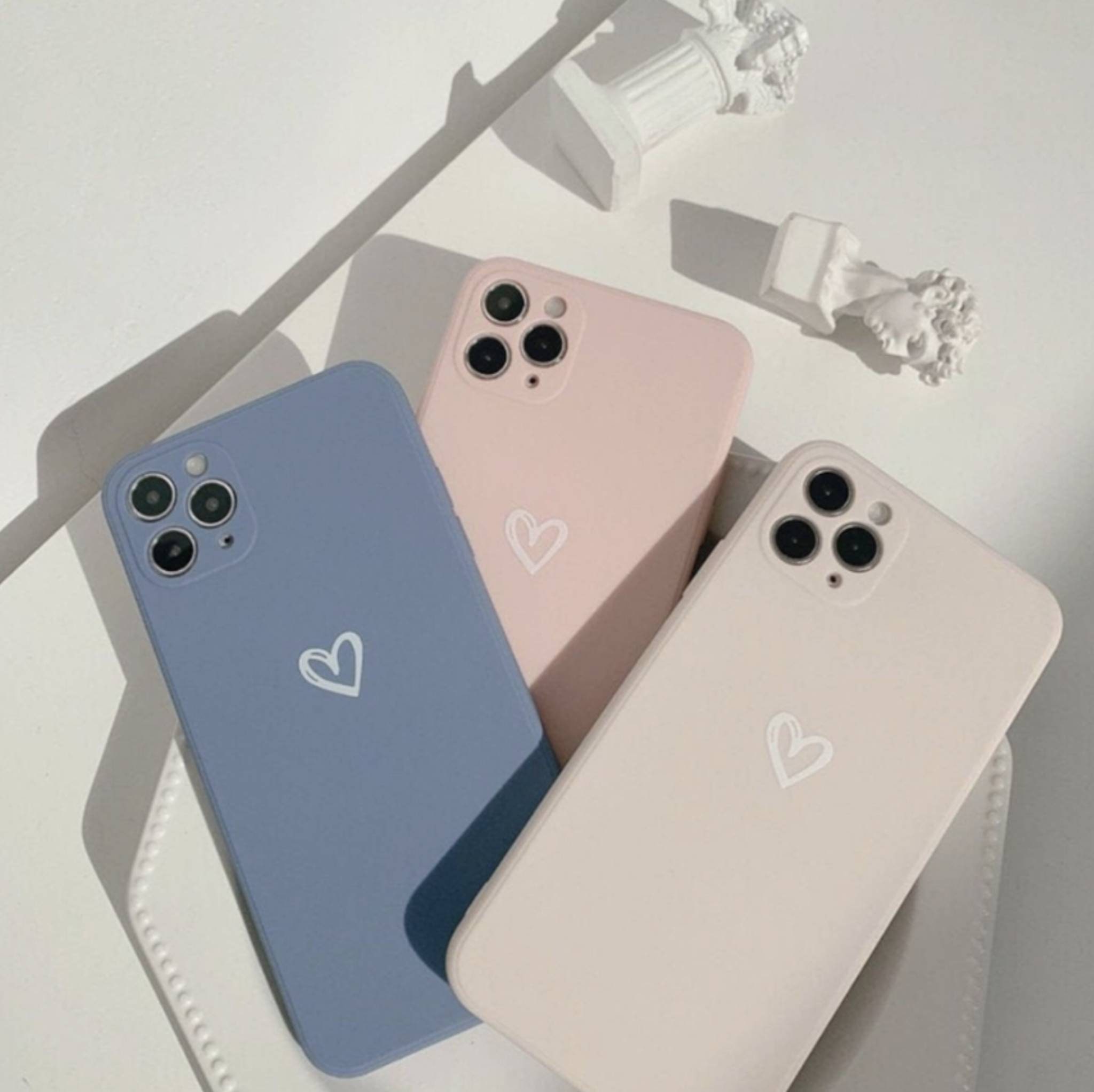 Heart Shape Pastel Colours Shockproof Case for 11 12 13 14 - Etsy UK