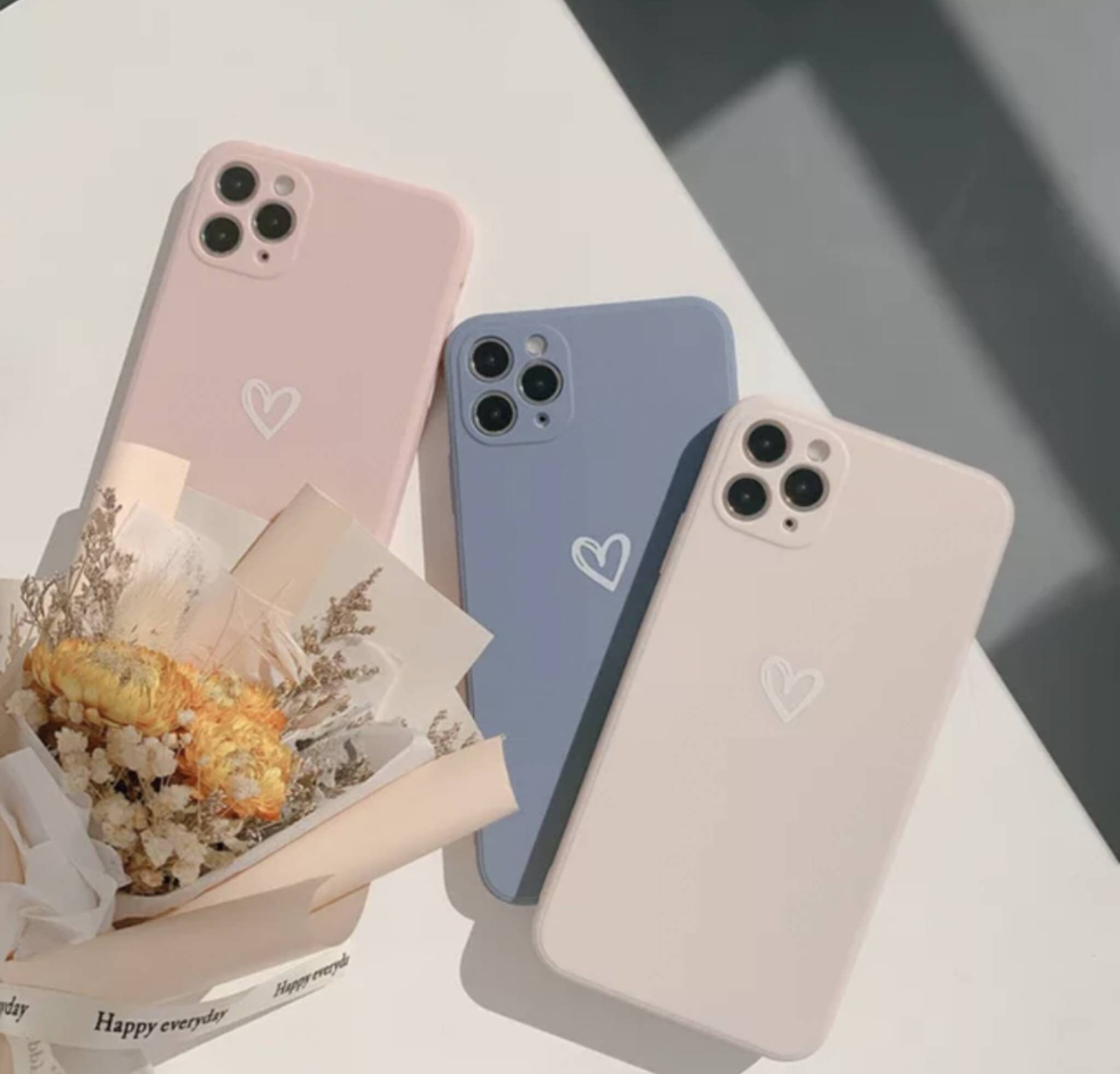 Heart Shape Pastel Colours Shockproof Case for 11 12 13 14 - Etsy UK