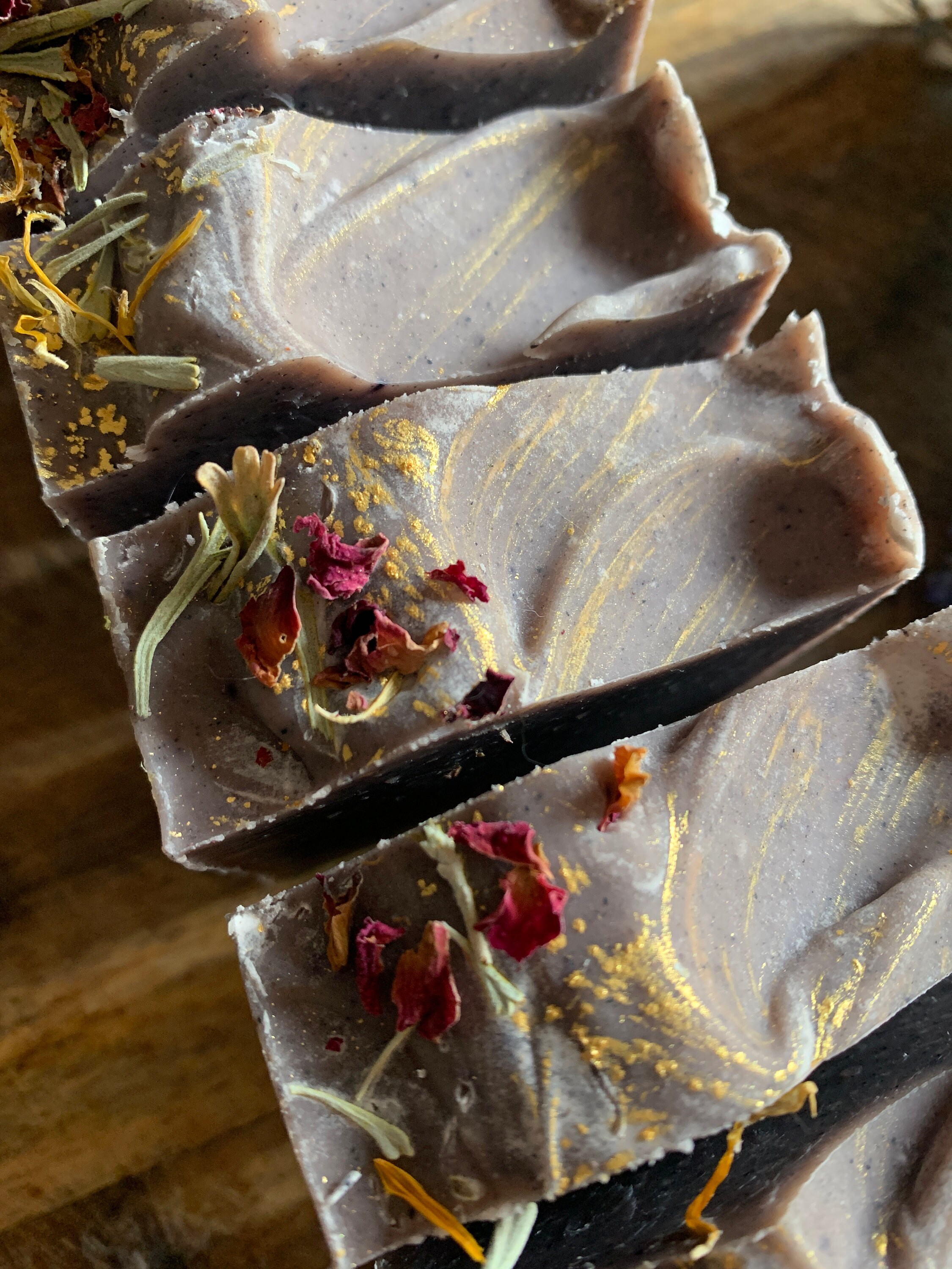 Natural Turmeric Lemongrass Sage & Green Tea Cold Process Soap | Small ...