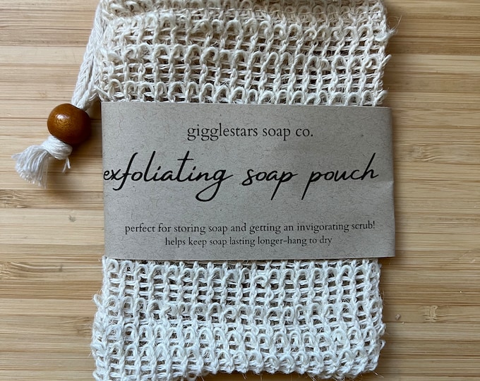 Ayate Agave Fiber Exfoliating Soap Bag Natural Body Care Gift for Her ...