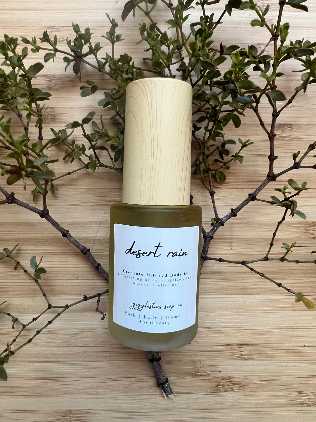 Desert Rain Creosote Chaparral Body Oil, Botanical Infusion, All ...