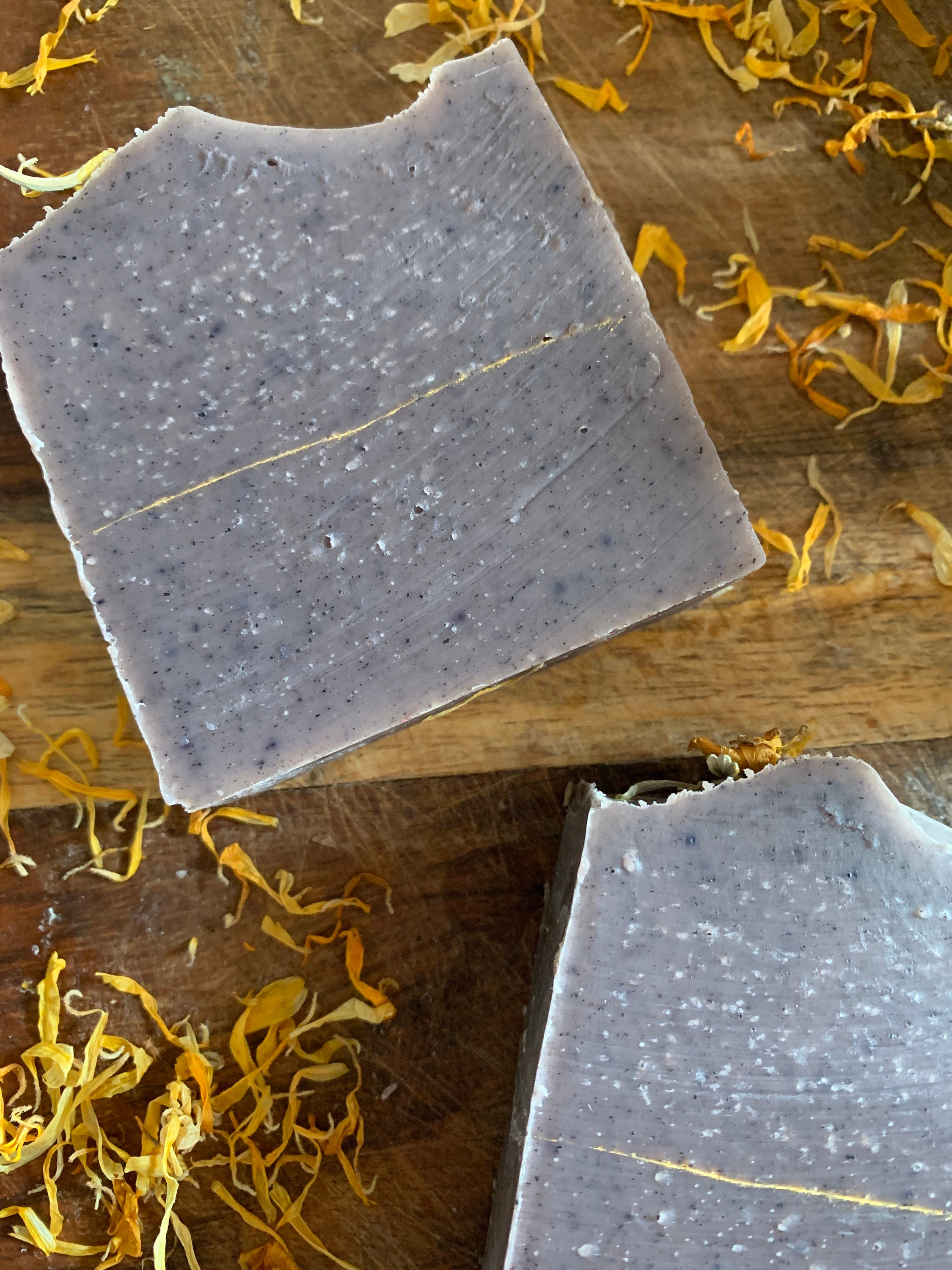 Natural Turmeric Lemongrass Sage And Green Tea Cold Process Soap Small
