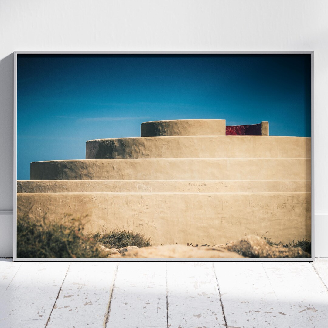 Minimalist Pyramid Desert Landscape Printable Wall Art - Etsy