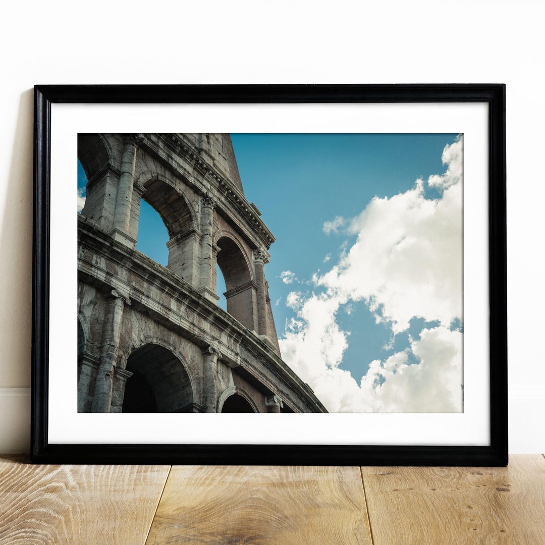 Colosseum Rome Arches Art - Digital Printable - Etsy