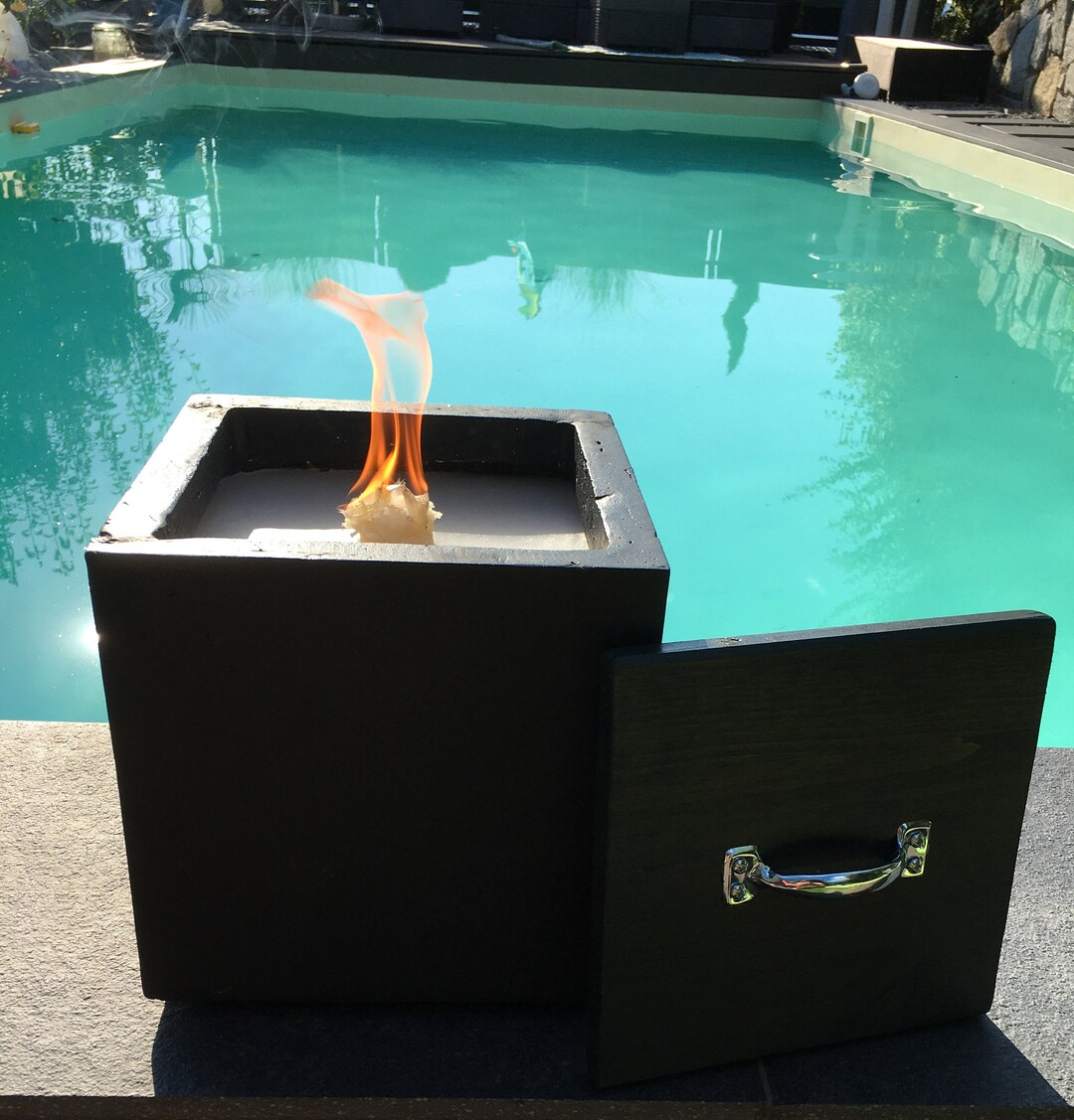 Melting Light Cube XXL Different Colors Pool Fire Garden Fire - Etsy UK