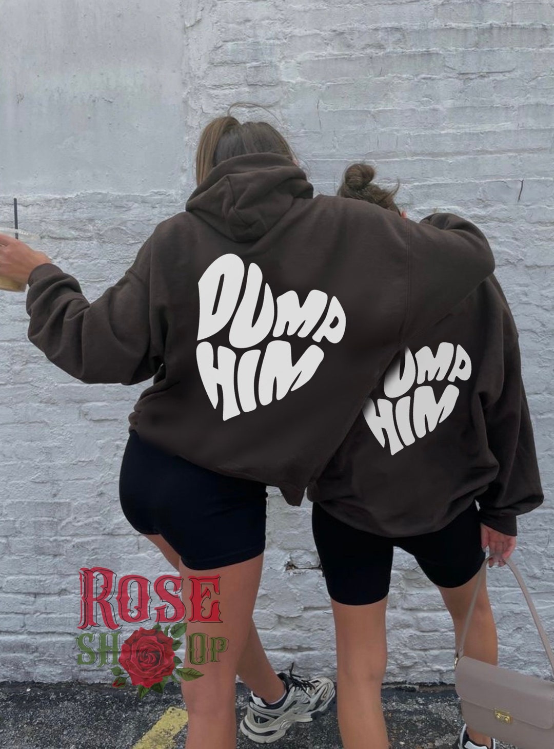 Dump Him Hoodie Preppy Sweatshirt Positive Hoodie Sorority Hoodies ...