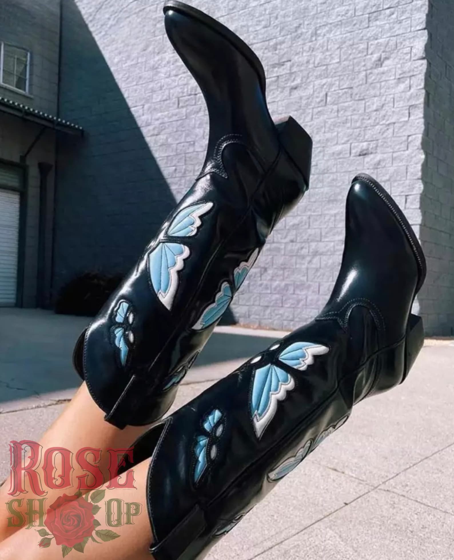 Cowboy Boots Cowgirl Boots Butterfly Boots Nashville - Etsy