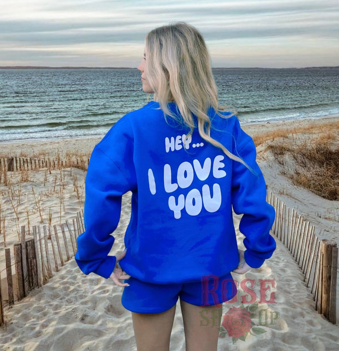 I Love You Sweatshirt Preppy Clothes Preppy Sweatshirt Sorority ...
