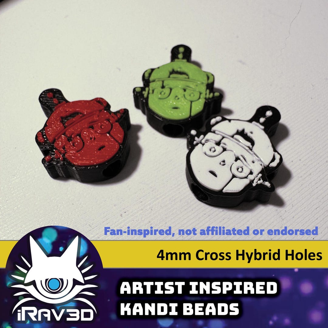 Fan Art Ray Volpe's Robot Kandi Beads Colorful Beads for Rave Bracelets ...