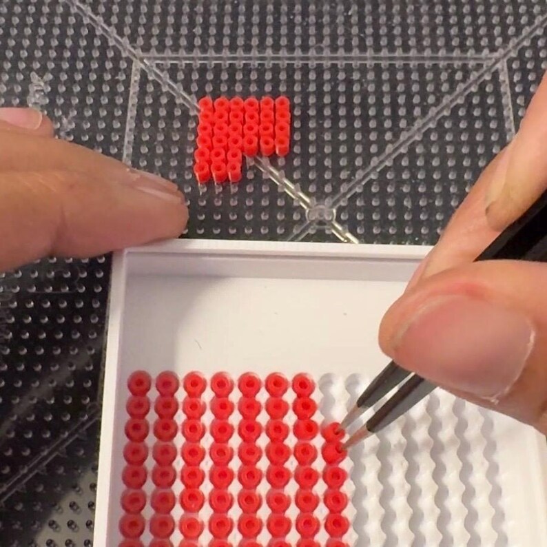 MINI 2.5/2.6mm Perler Bead Spiked Tape Roller© – Manual Hole Punch for ...