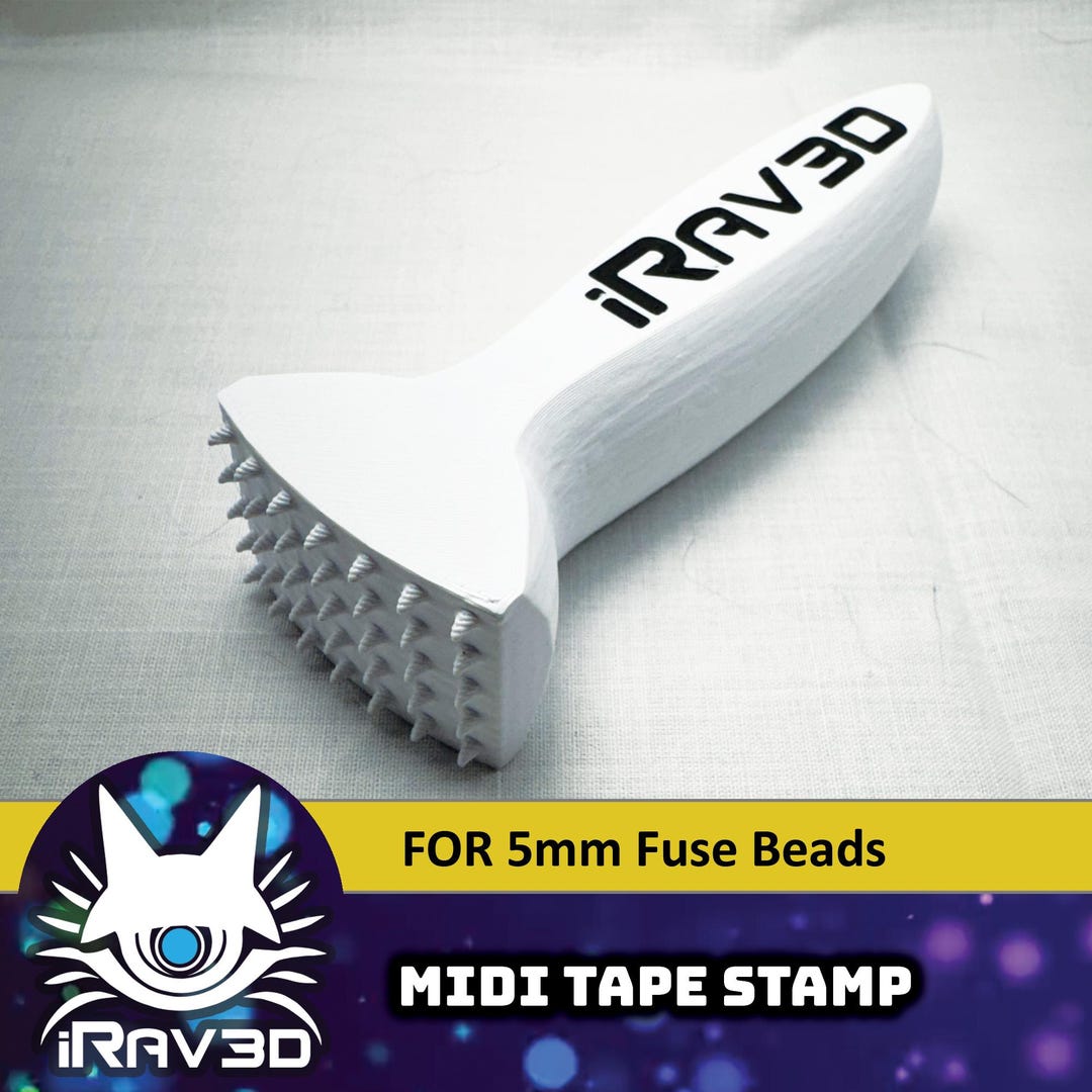MIDI 5mm Perler Bead Spiked Tape Stamp© Tool – Manual Hole Punch for ...