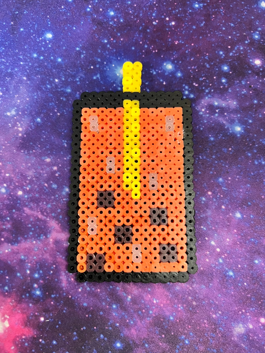 Orange Boba Tea Perler - Etsy