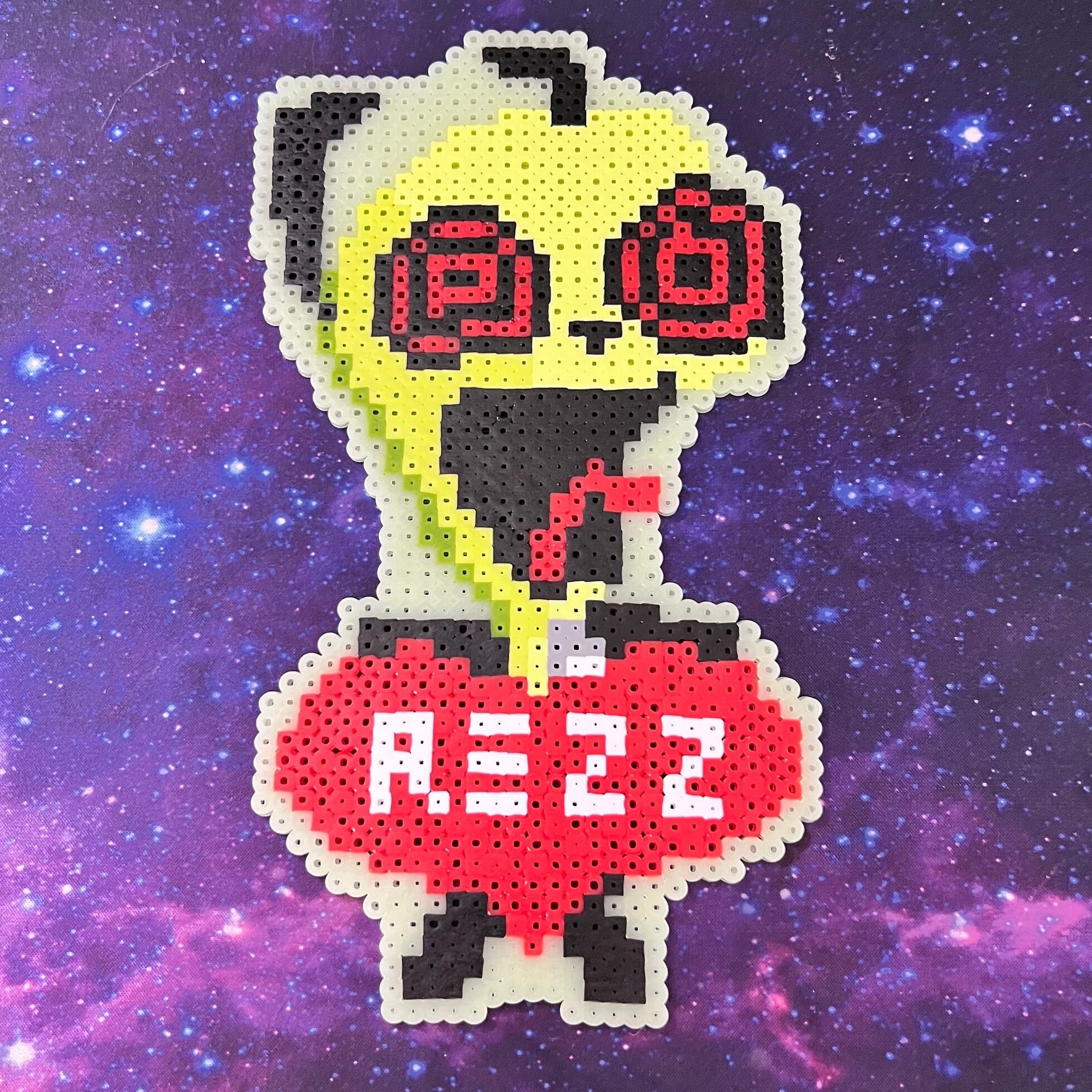 Invader Zim/gir Loves Rezz Perler - Etsy