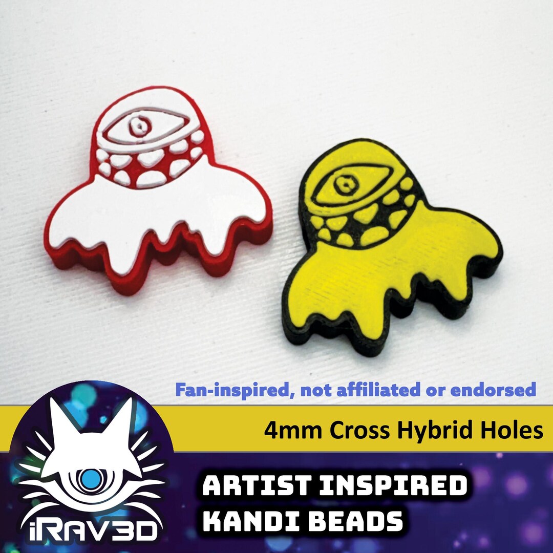 Fan Art Subtronic Cyclops Kandi Beads Colorful Beads for Rave Bracelets ...