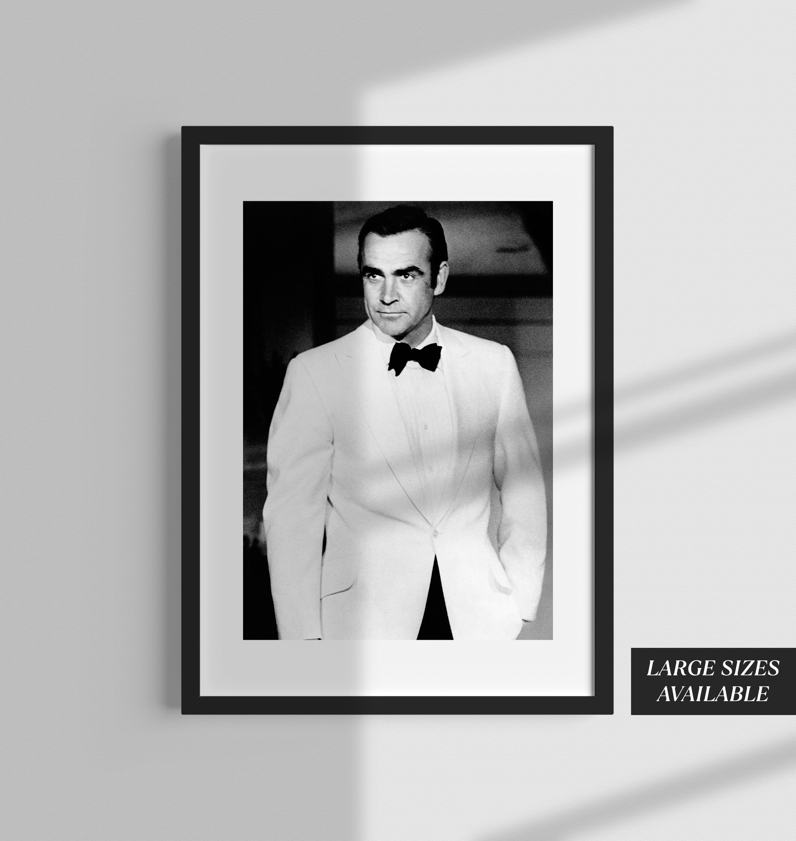 Sean Connery James Bond Wall Art Print Poster Hollywood | Etsy