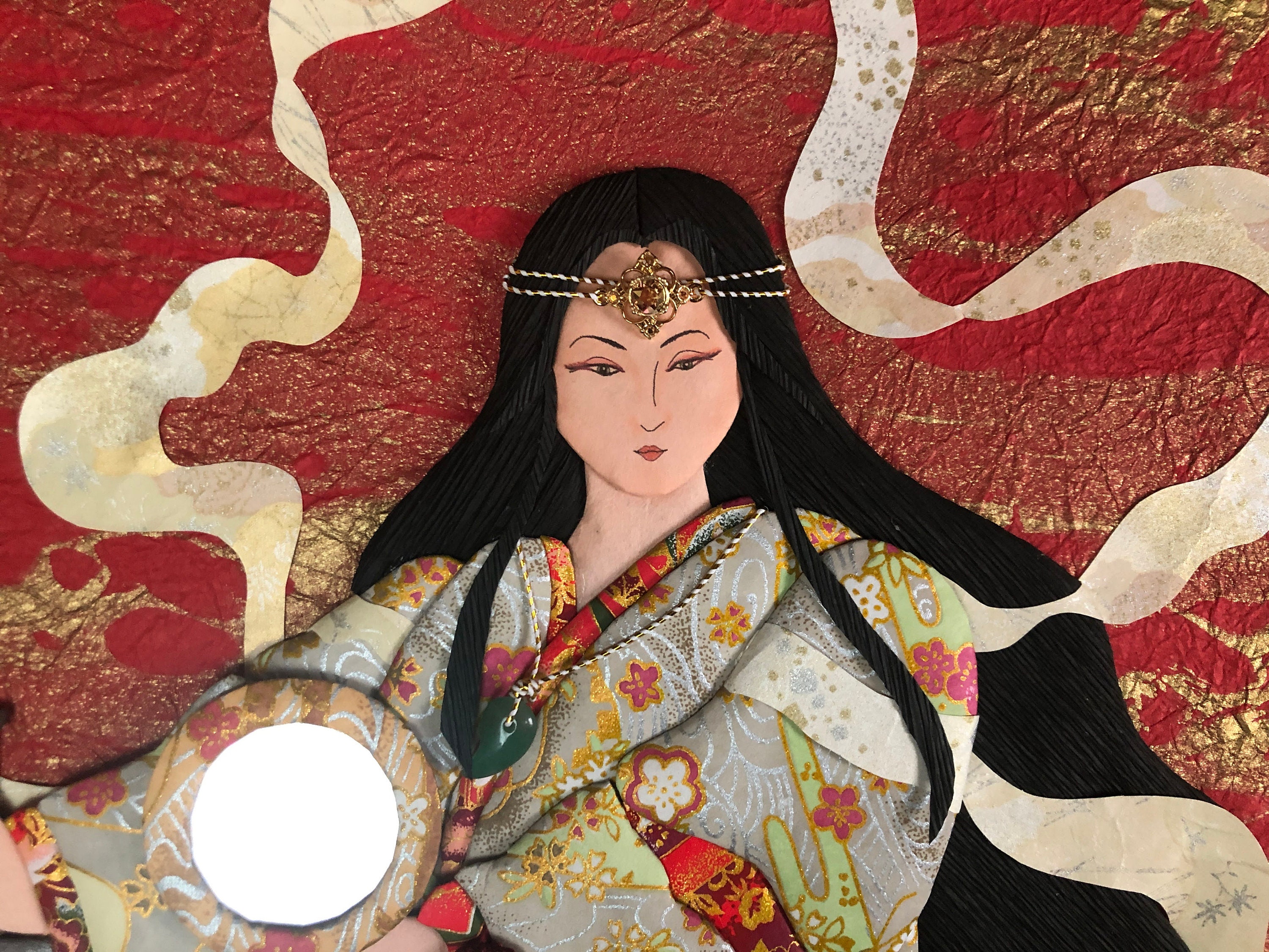 Japanese Sun Goddess amaterasu Omikami Handmade - Etsy