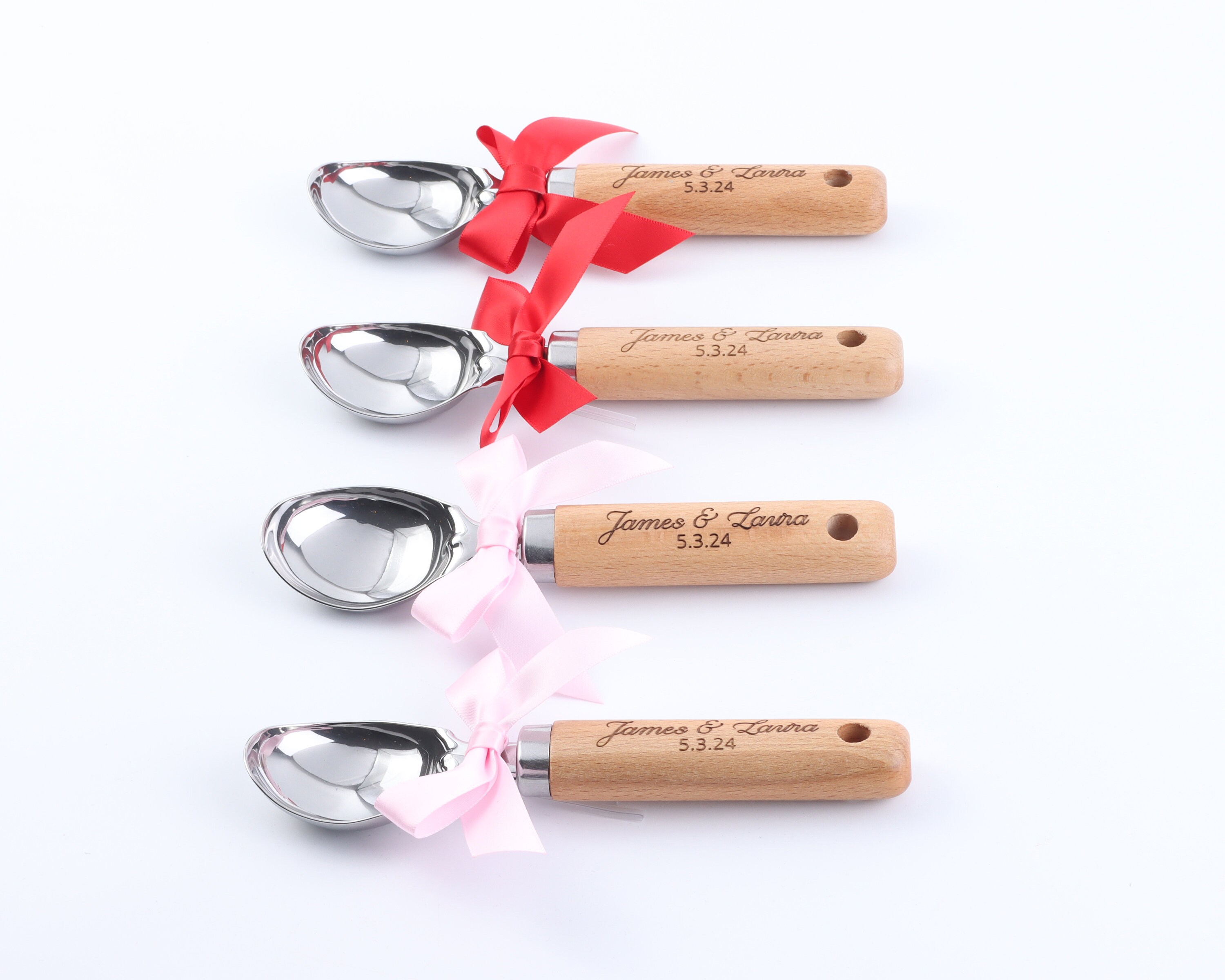 Customized Ice Cream Scooper Birthday Party Spoon Wedding Favors Baby ...