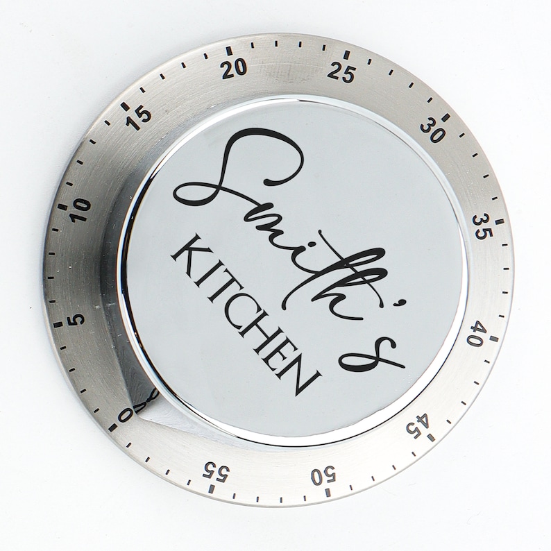 Personalized Kitchen Timer, Custom Chef Cooking Timer Clock With Loud ...