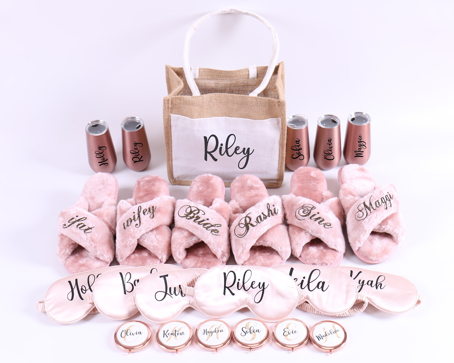Personalized Party Gift Sleep Mask Compact Mirror Tumbler - Etsy