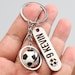 Personalized Cute Soccer Keychain, Custom Soccer Ball Keychain Gifts ...