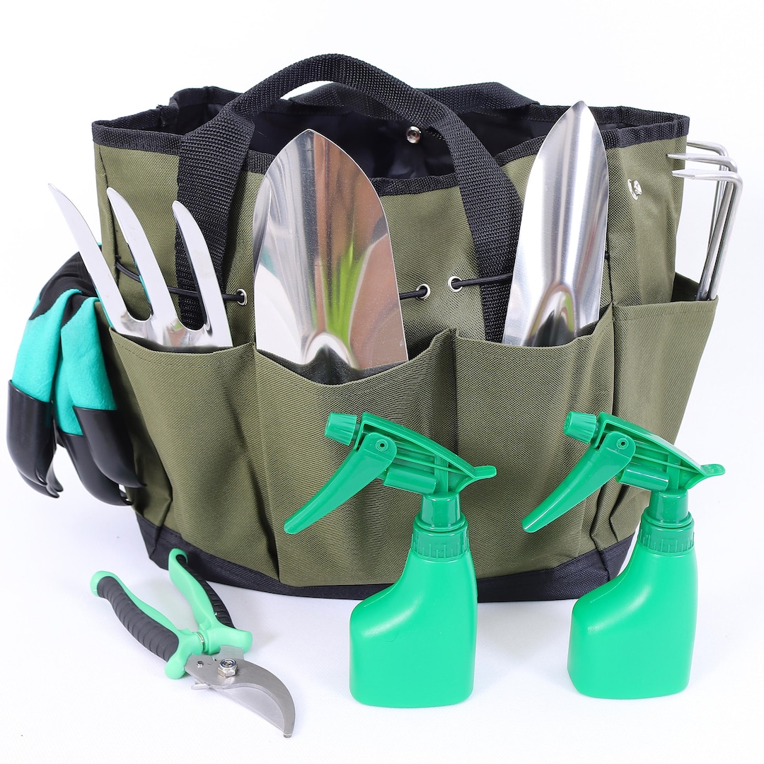Personalized Gardening Tools Set of 10, Heavy Duty Garden Tools Set ...