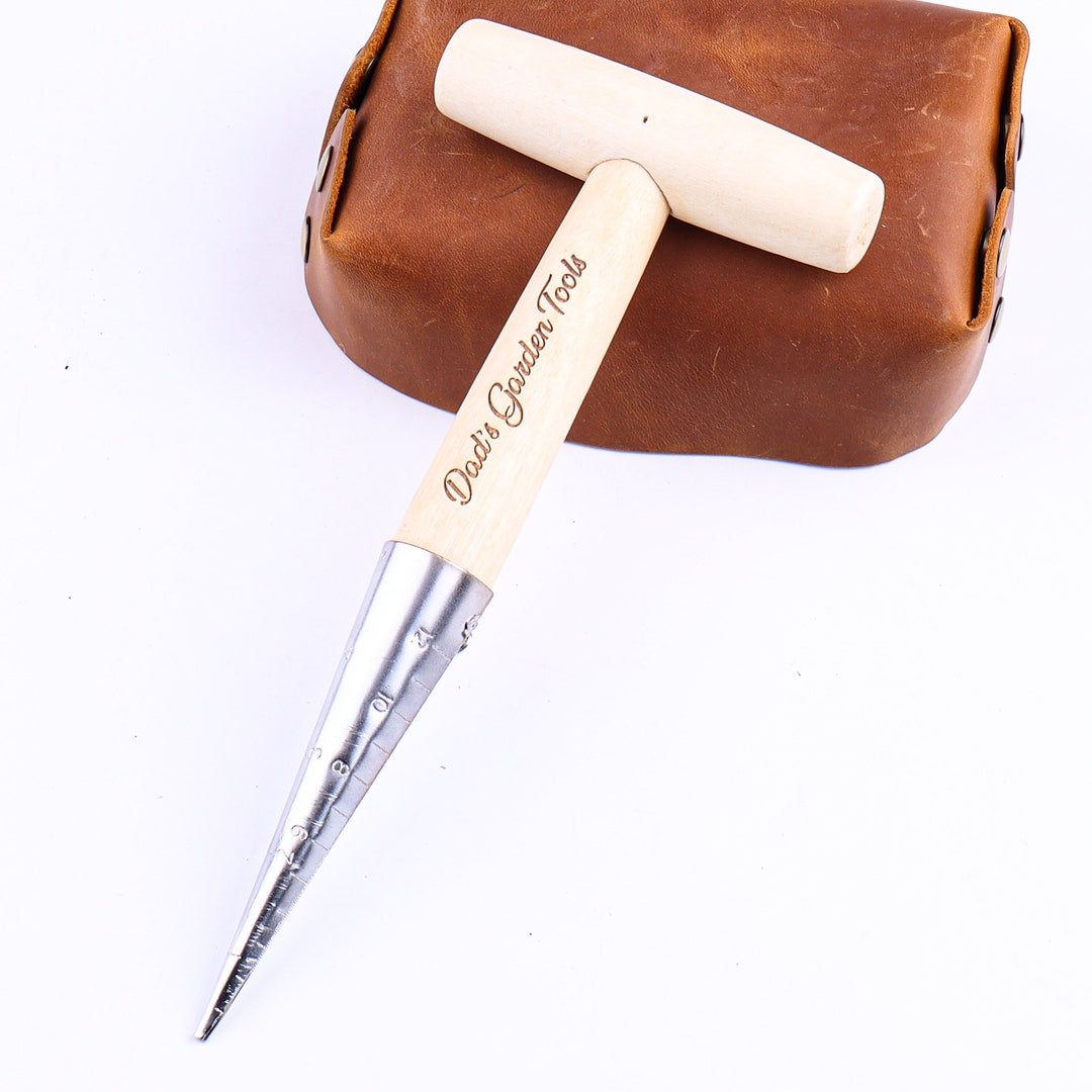 Personalized Garden Hand Dibber, Custom Stainless Steel Sow Dibbler ...