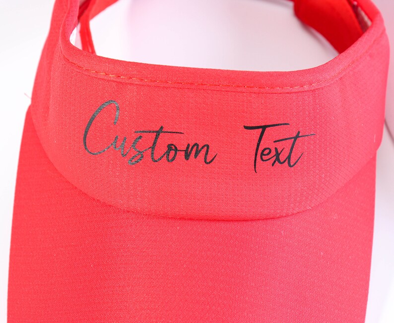 Customized Visor Sun Hat Mother's Day Gift Your Logo Golf Beach Outfit ...