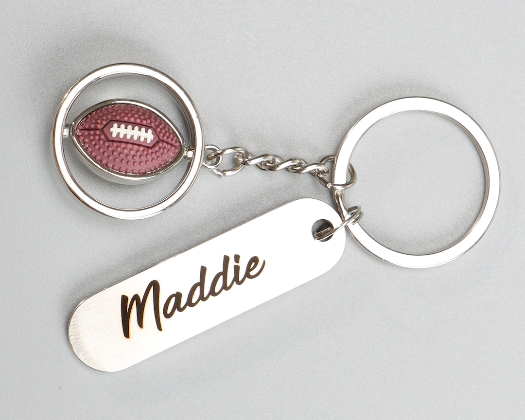 Personalized Rugby Keyring, Custom Wallet Football Keychain, Rugby ...