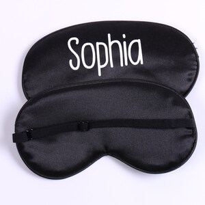 Personalized Kids Eye Masks for Sleeping Satin Ultra Soft Birthday ...