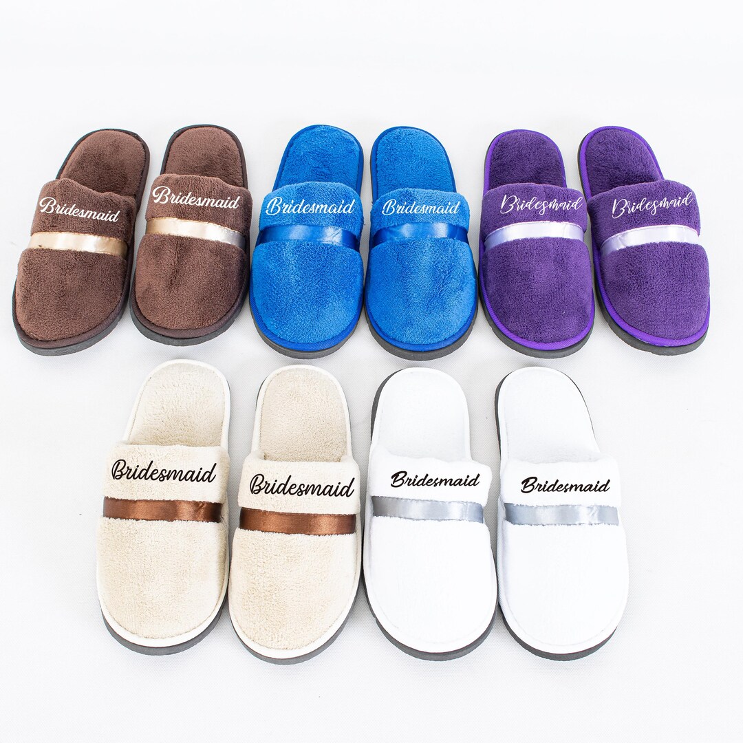 Personalized Spa Slippers, Non Slip Disposable Slippers for Guest ...