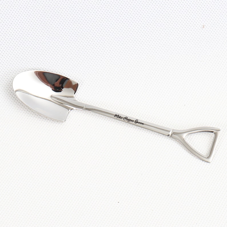 Personalized Ice Cream Spoon Metal Customized Name Text Gift Shovel ...