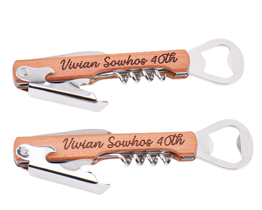 Personalized Father's Day Gift Birthday Multi Tool Corkscrew Best Man ...